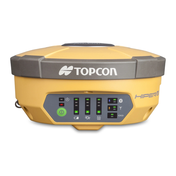 TOPCON HIPER V OPERATOR'S MANUAL Pdf Download | ManualsLib