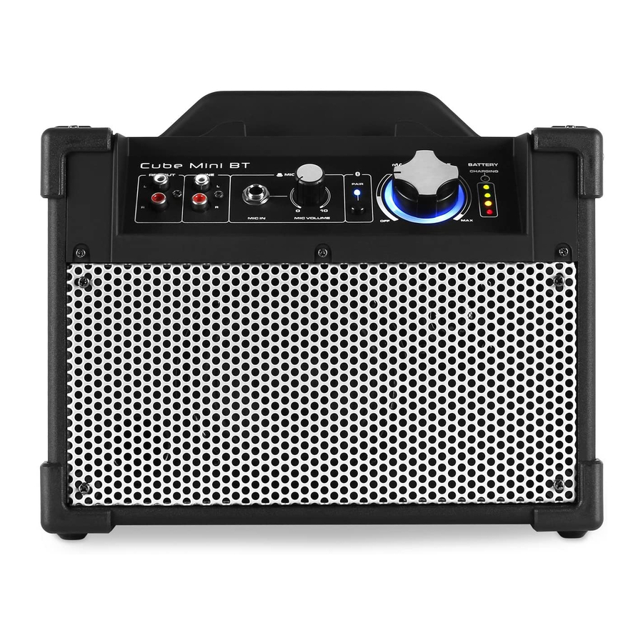 DJ-TECH CUBE MINI BT USER MANUAL Pdf Download | ManualsLib