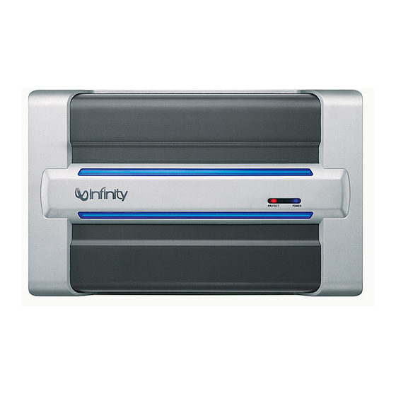 INFINITY REFERENCE SERIES SERVICE MANUAL Pdf Download | ManualsLib