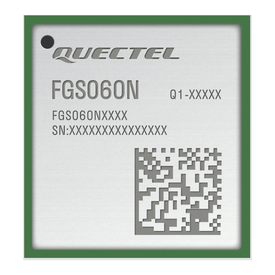 QUECTEL FGS060N HARDWARE DESIGN Pdf Download | ManualsLib