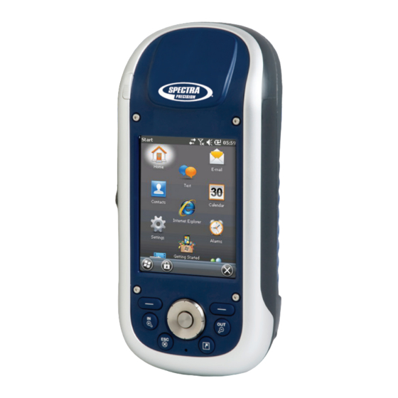 SPECTRA MOBILEMAPPER 120 GETTING STARTED MANUAL Pdf Download | ManualsLib