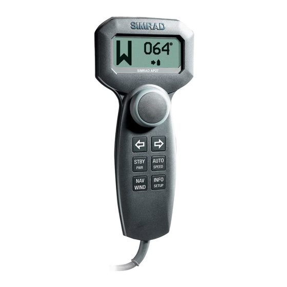 SIMRAD AP26 MANUAL Pdf Download | ManualsLib