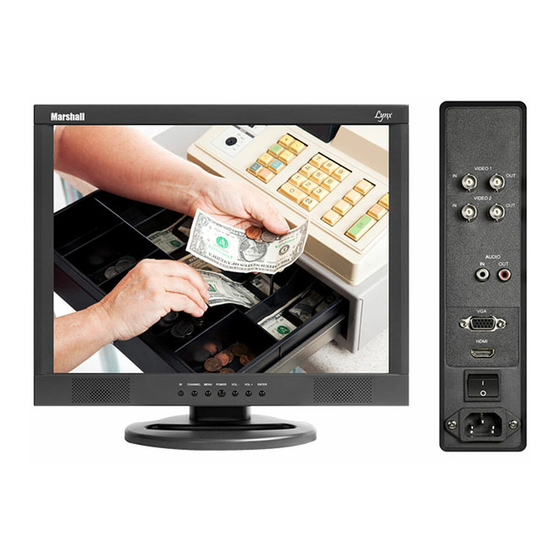 MARSHALL ELECTRONICS LYNX LCD MONITOR USER MANUAL Pdf Download | ManualsLib