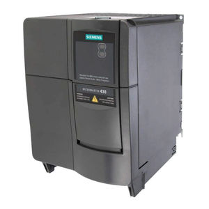 SIEMENS MICROMASTER 430 OPERATING INSTRUCTIONS MANUAL Pdf Download ...