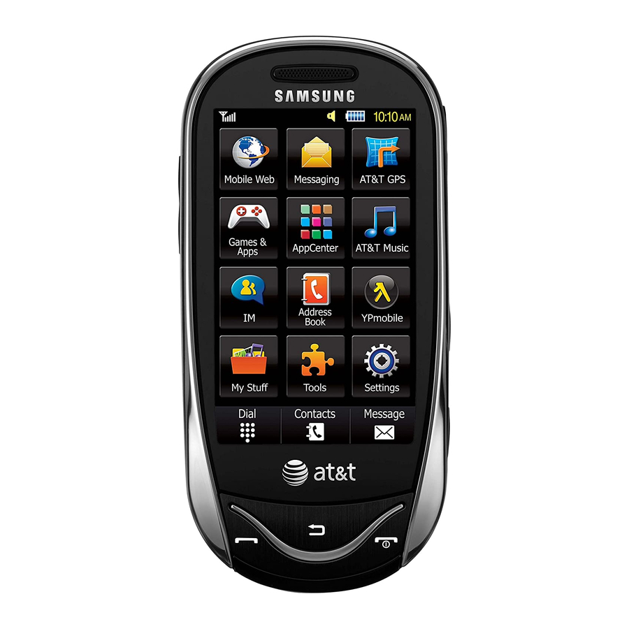 SAMSUNG SGH-A697 QUICK START MANUAL Pdf Download | ManualsLib