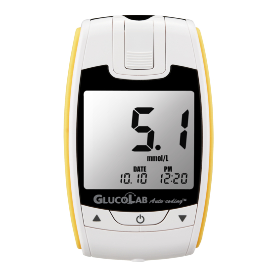 INFOPIA GLUCOLAB OPERATION MANUAL Pdf Download | ManualsLib