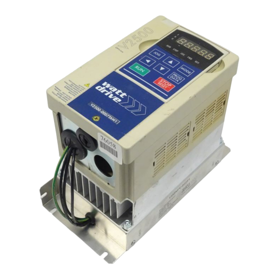 WATT DRIVE L2500 SERIES MANUAL Pdf Download | ManualsLib