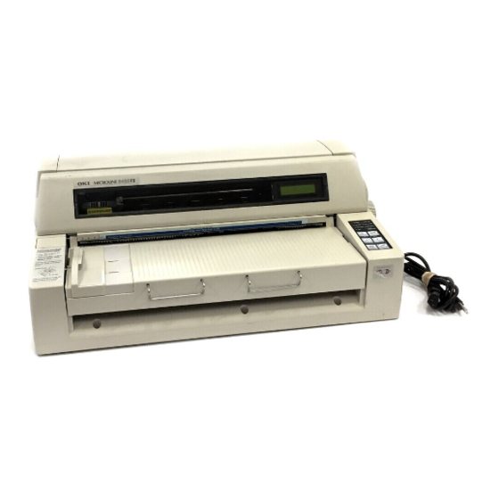 OKI MICROLINE 8480 FB USER MANUAL Pdf Download | ManualsLib