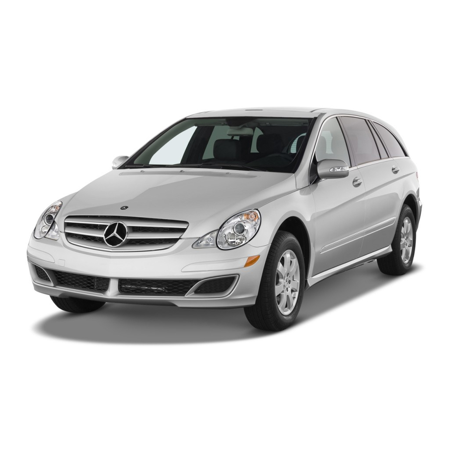 MERCEDES-BENZ R 550 4MATIC 2008 OPERATOR'S MANUAL Pdf Download | ManualsLib