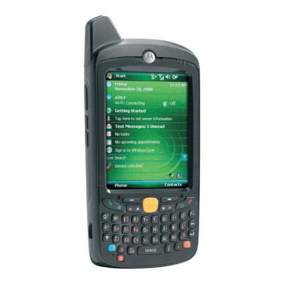 MOTOROLA MC55 QUICK START MANUAL Pdf Download | ManualsLib