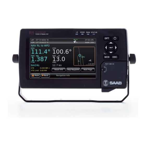 SAAB R5 SUPREME OPERATION & INSTALLATION MANUAL Pdf Download | ManualsLib