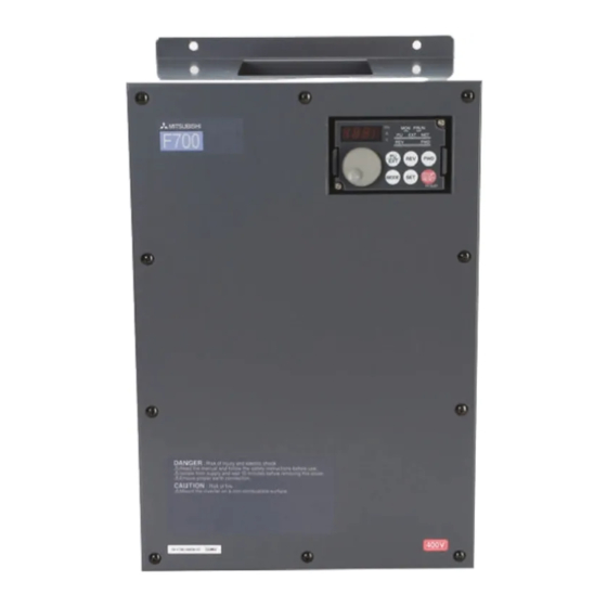 MITSUBISHI ELECTRIC FR-F740 EC INSTRUCTION MANUAL Pdf Download | ManualsLib