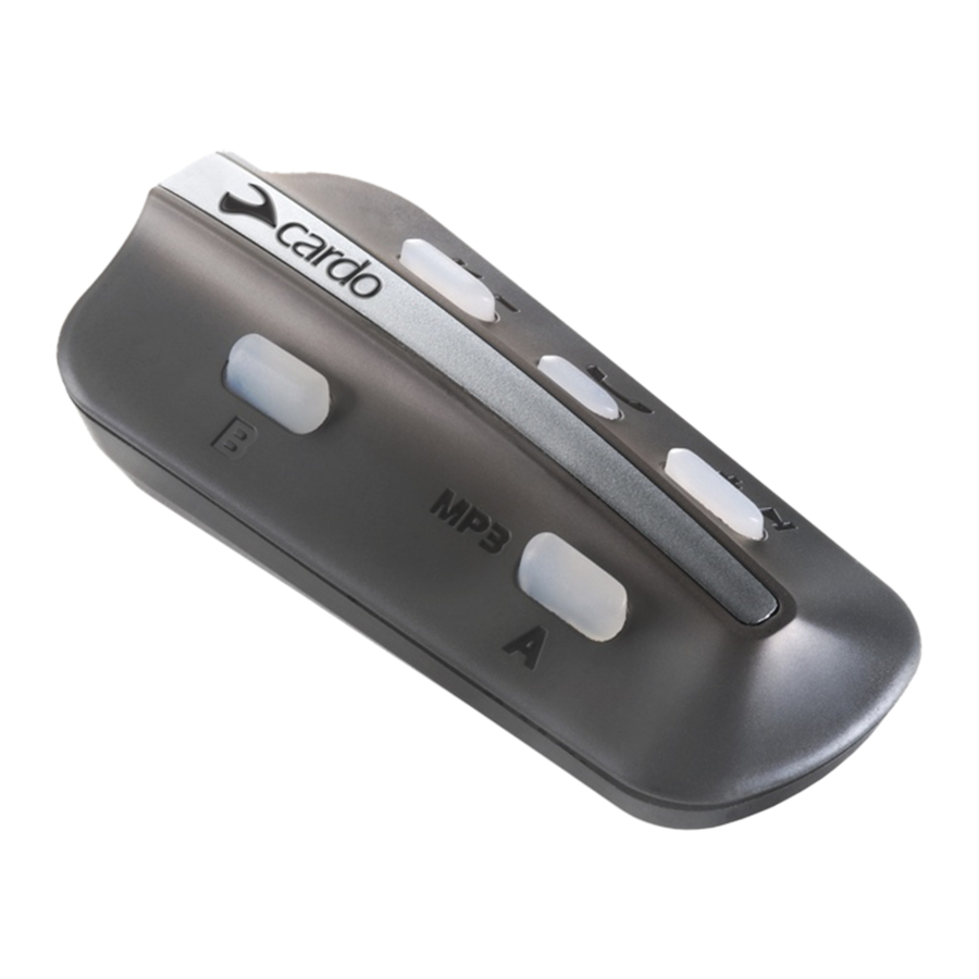 CARDO SYSTEMS BK-1 QUICK MANUAL Pdf Download | ManualsLib