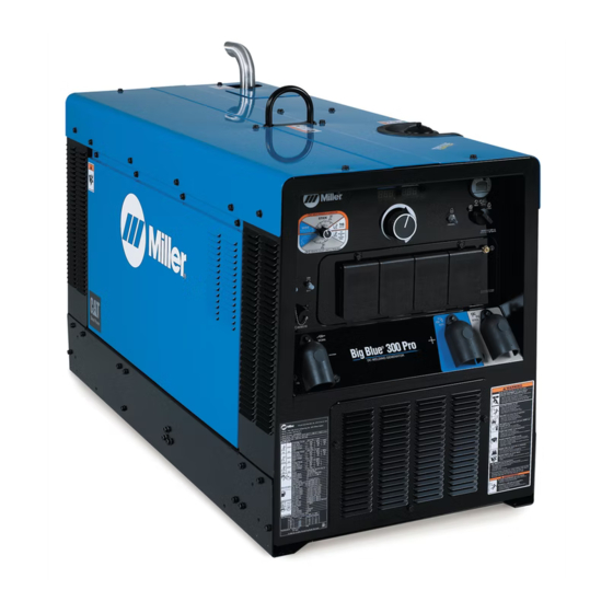MILLER BIG BLUE 300 PRO SERIES OWNER'S MANUAL Pdf Download | ManualsLib