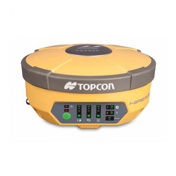TOPCON HIPER II OPERATOR'S MANUAL Pdf Download | ManualsLib