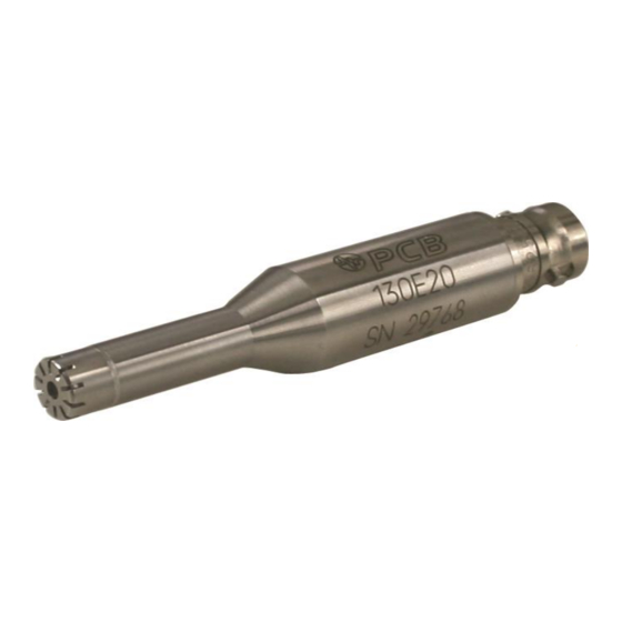 PCB PIEZOTRONICS 130E20 INSTALLATION AND OPERATING MANUAL Pdf Download ...