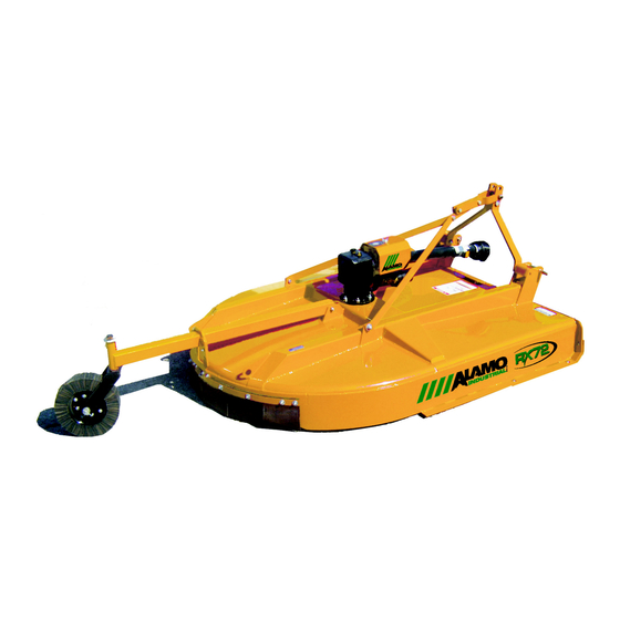 ALAMO INDUSTRIAL RX72 OPERATOR'S MANUAL Pdf Download | ManualsLib
