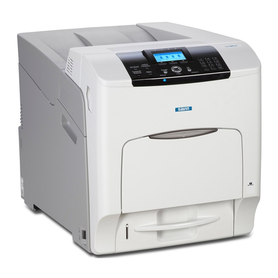 SAVIN CLP37DN MANUAL Pdf Download | ManualsLib