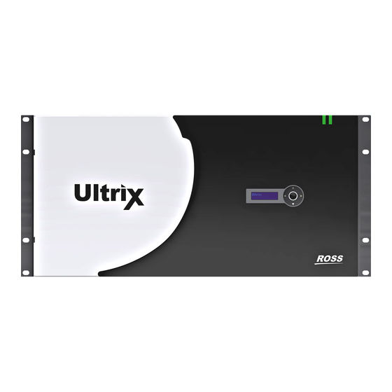 ROSS ACUITY ULTRIX 5RU INSTALLATION AND CABLING Pdf Download | ManualsLib