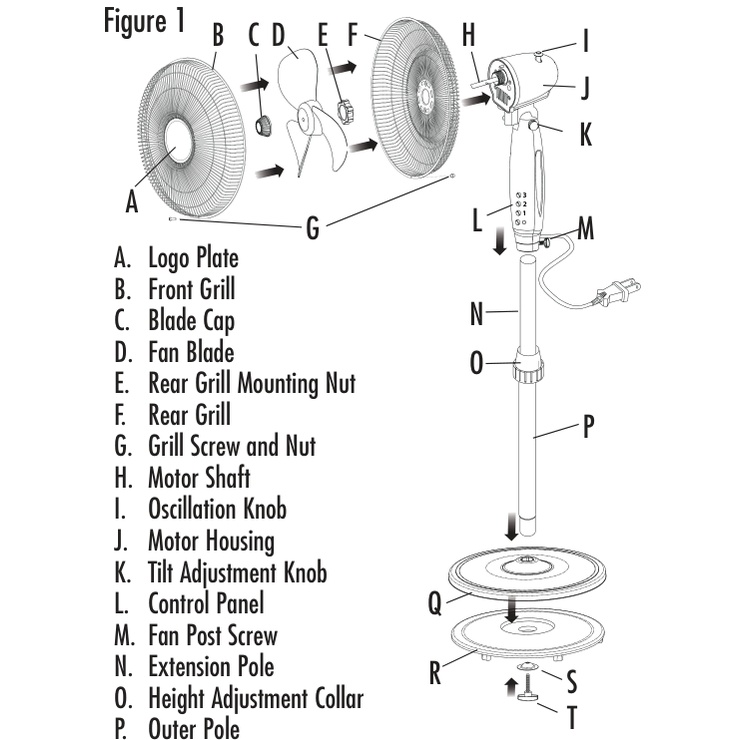How to Fix Oscillation on Holmes HSF1610A Fan | ManualsLib