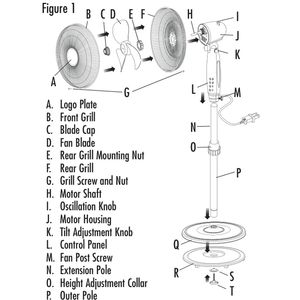 How to Fix Oscillation on Holmes HSF1610A Fan | ManualsLib