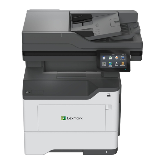 LEXMARK MX532ADWE USER MANUAL Pdf Download | ManualsLib