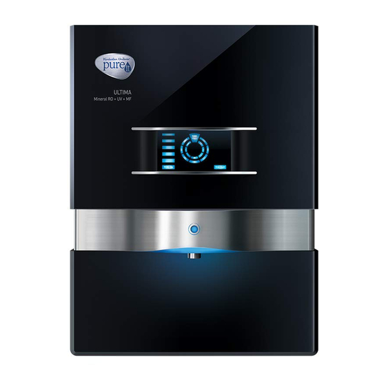 PURE IT ULTIMA RO + UV INSTRUCTION MANUAL Pdf Download | ManualsLib