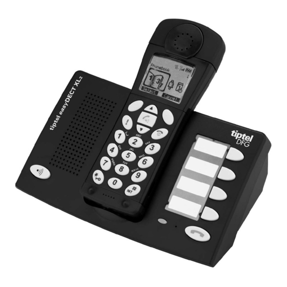TIPTEL EASY DECT XL OPERATING INSTRUCTIONS MANUAL Pdf Download | ManualsLib