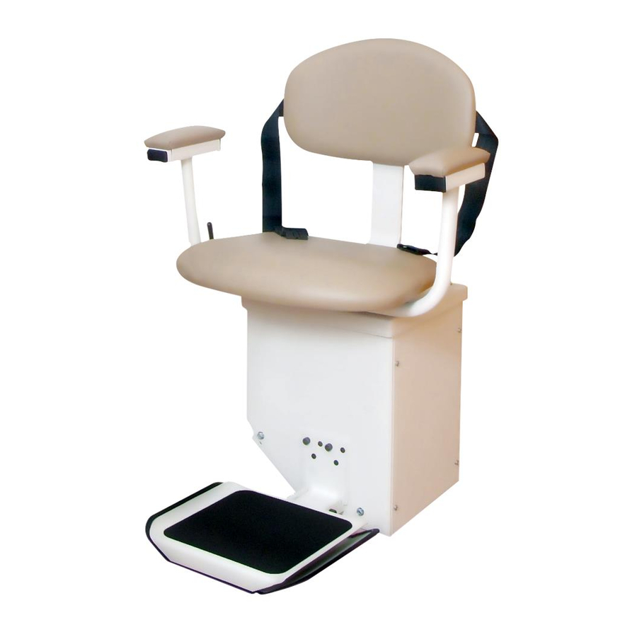 SUMMIT LIFTS STAIRWAY LIFT MANUAL TO INSTALLING Pdf Download | ManualsLib