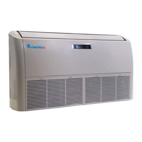 KLIMAIRE KFUF SERIES INSTALLATION MANUAL Pdf Download | ManualsLib