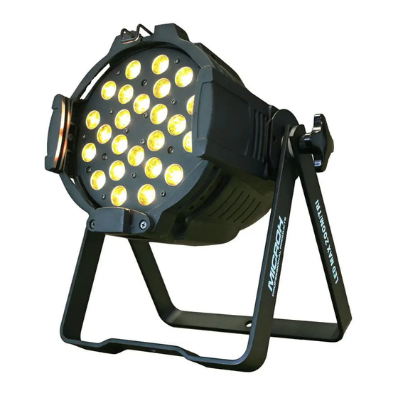 MICROH LED MAX ZOOM TRI USER MANUAL Pdf Download | ManualsLib