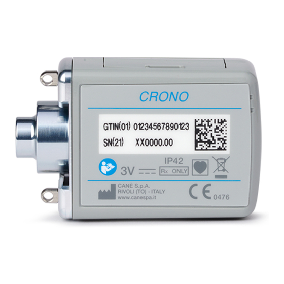 CANE CRONO USER MANUAL Pdf Download | ManualsLib