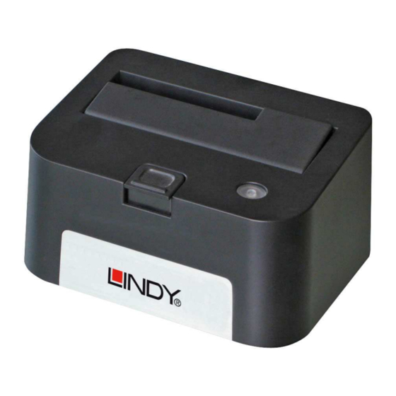 LINDY USB 2.0 HDD DOCKING STATION QUICK START MANUAL Pdf Download ...