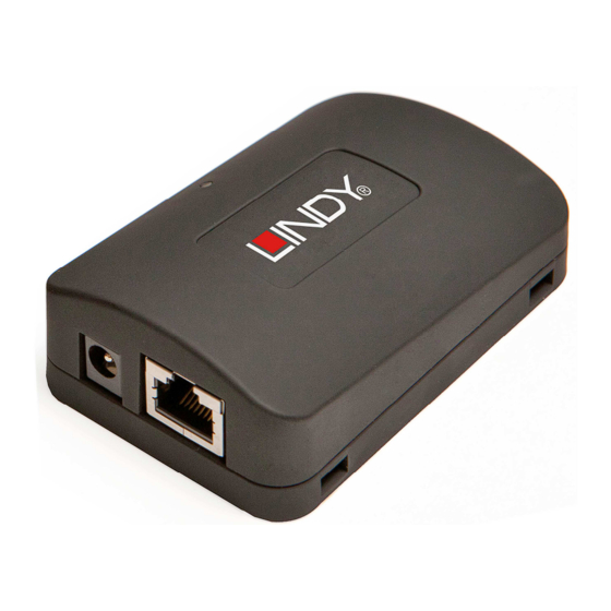 LINDY USB 2.0 CAT.5 EXTENDER PRO 42697 MANUAL Pdf Download | ManualsLib
