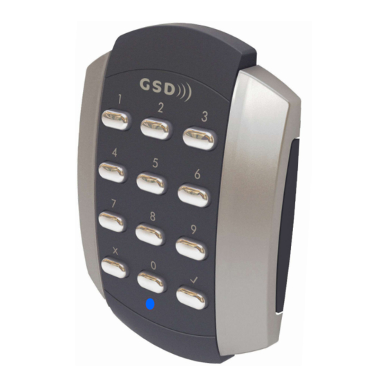 GSD DIGITAL KEYPAD INSTALLATION & USER MANUAL Pdf Download | ManualsLib