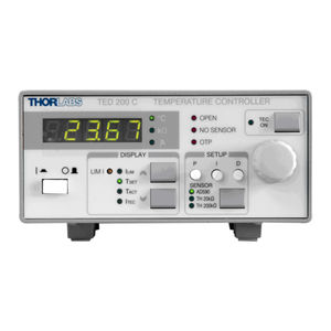 THORLABS TED200C TEMPERATURE CONTROLLER OPERATION MANUAL | ManualsLib