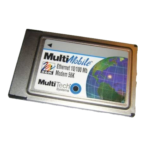 MULTI-TECH MULTIMOBILE MT5634ZLX/FE USER MANUAL Pdf Download | ManualsLib