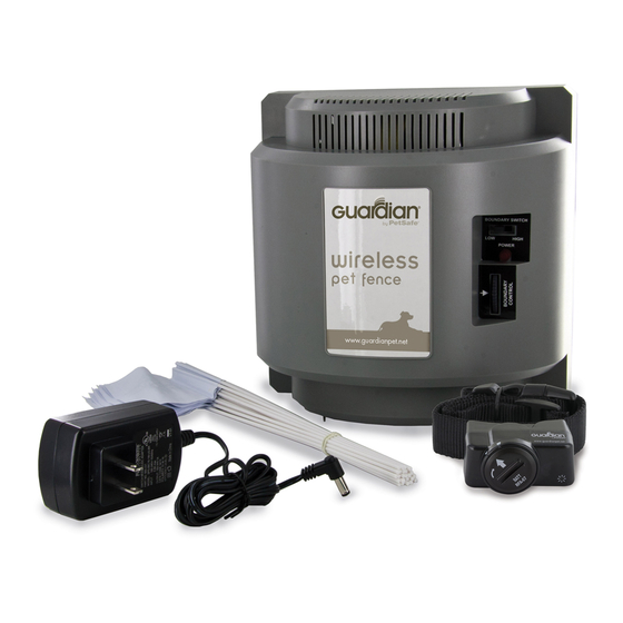 GUARDIAN WIRELESS PET CONTAINMENT SYSTEM OPERATING AND TRAINING MANUAL ...