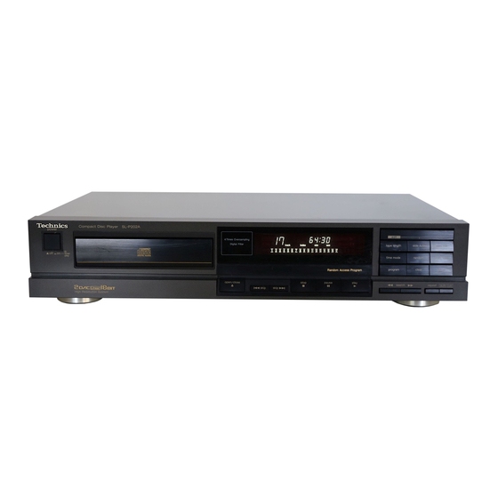 Technics SL-P202A Manuals | ManualsLib