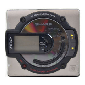 SHARP MS702 - MINIDISC RECORDER OPERATION MANUAL Pdf Download | ManualsLib