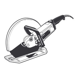 BOSCH 1364 - 15 AMP HAND HELD ABRASIVE CUTOFF MACHINE OPERATING/SAFETY ...