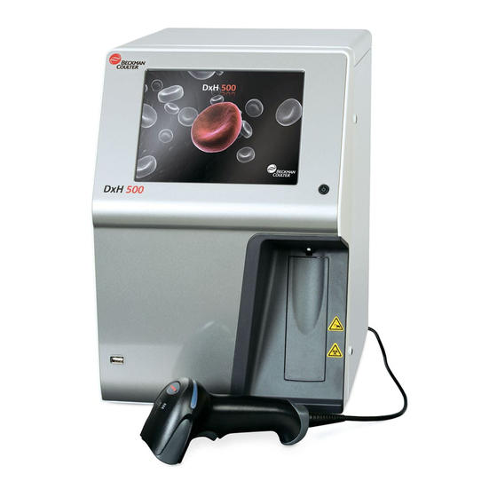 BECKMAN COULTER DXH 500 INSTRUCTIONS FOR USE MANUAL Pdf Download ...