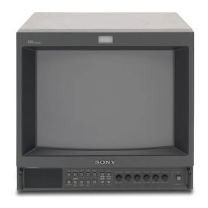SONY PVM-1440QM SERVICE MANUAL Pdf Download | ManualsLib