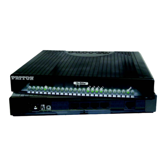 PATTON ONSITE 3300 QUICK START MANUAL Pdf Download | ManualsLib