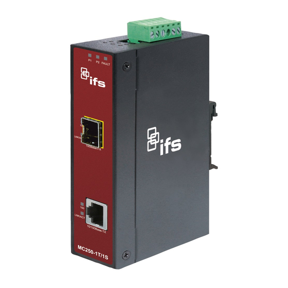 INTERLOGIX FS MC250-1T/1S USER MANUAL Pdf Download | ManualsLib
