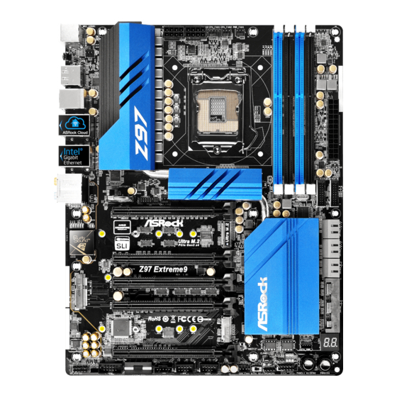 ASROCK Z97 EXTREME9 USER MANUAL Pdf Download | ManualsLib