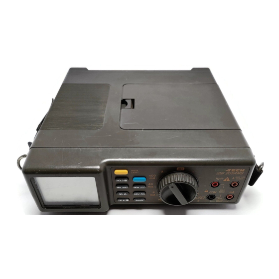 ISO-TECH IDM 203 RMS INSTRUCTION MANUAL Pdf Download | ManualsLib