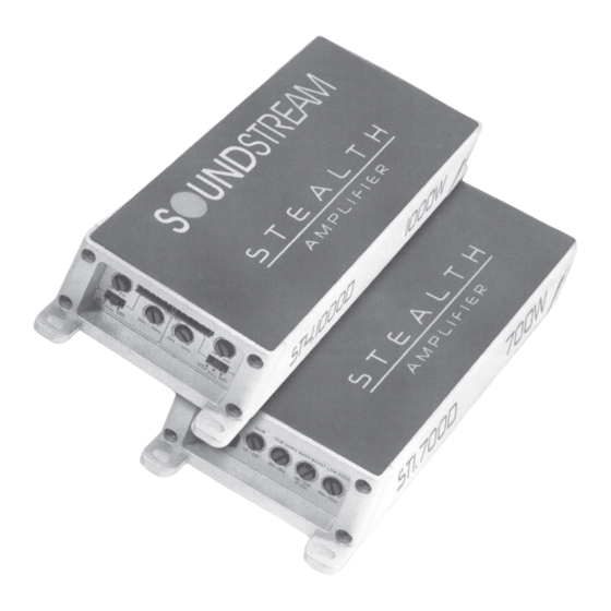 SOUNDSTREAM STEALTH ST1.700D USER MANUAL Pdf Download | ManualsLib