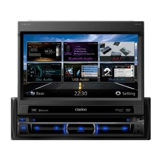 CLARION NZ502E OWNER'S MANUAL & INSTALLATION MANUAL Pdf Download ...