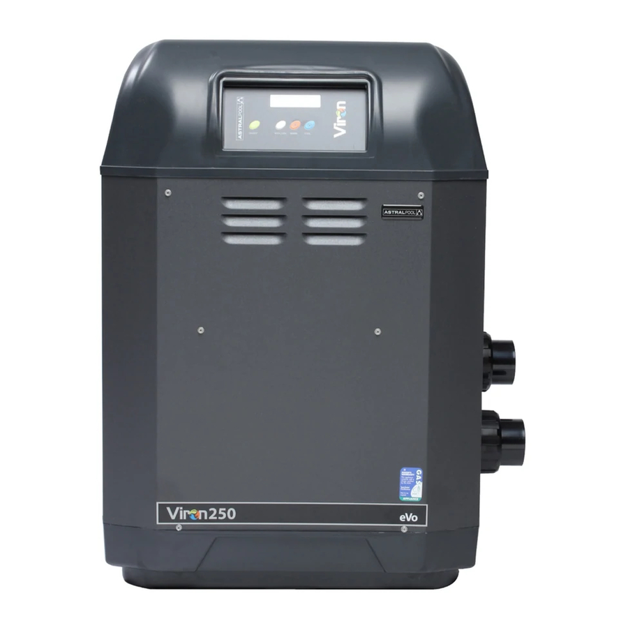 ASTRALPOOL VIRON 250 INSTALLATION AND OPERATING INSTRUCTIONS MANUAL Pdf ...